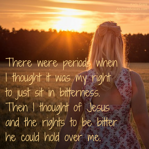 5 Verses to Combat Bitterness – Anchored Voices