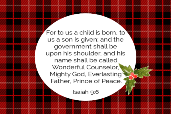 Anchored Printable: Isaiah 9:6 – Anchored Voices